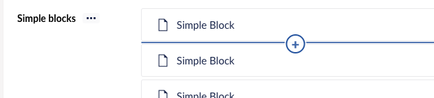 8.7RC Block List Editor, inline create-bar: Plus icon is not centered on Chrome · Issue #8839 ...