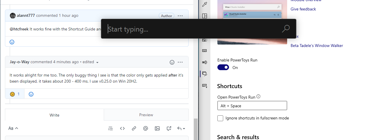 [PowerToys Run] Launcher color theme override is not working as expected · Issue #7754 ...