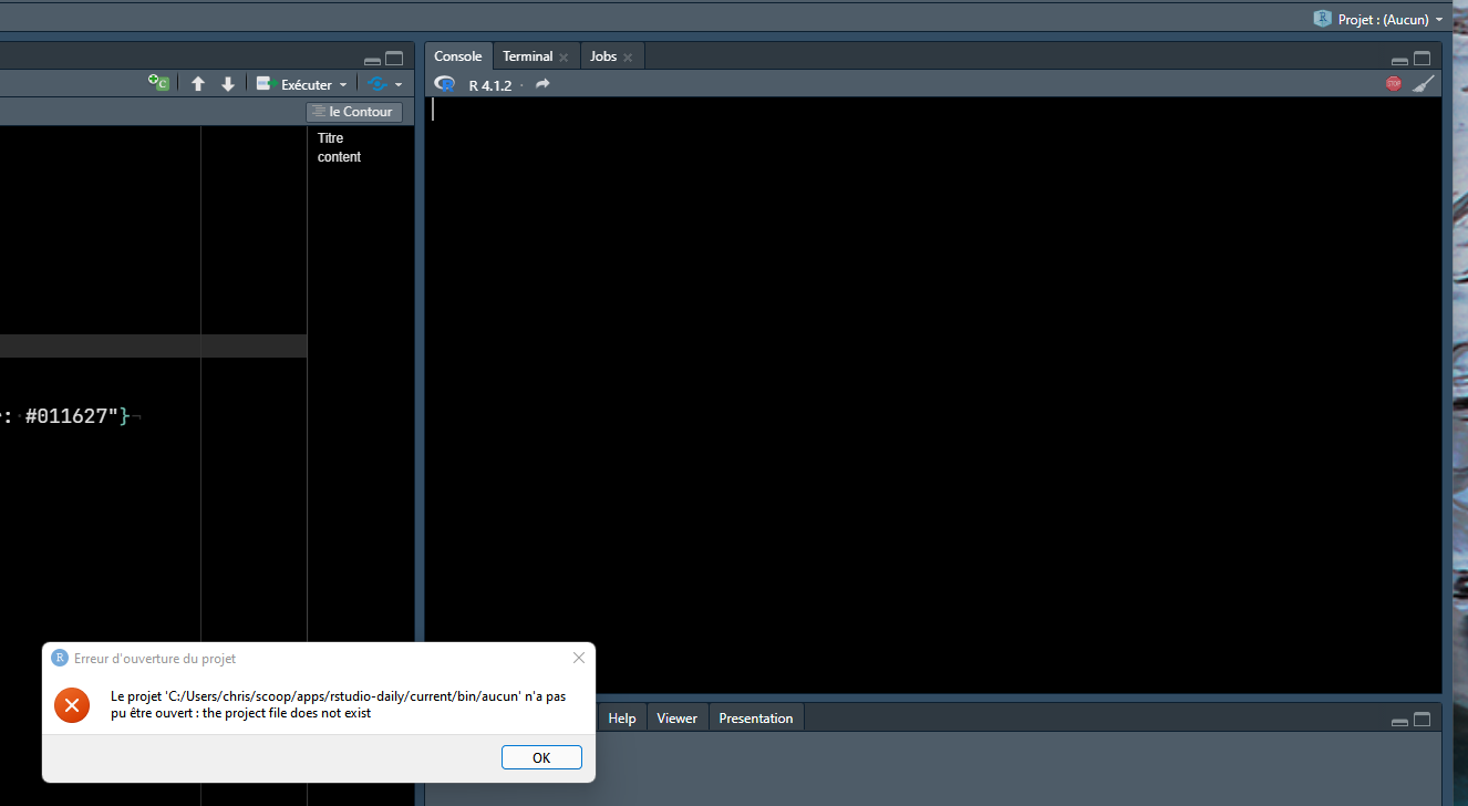 Localized IDE version can't return properly to no project when closing ...