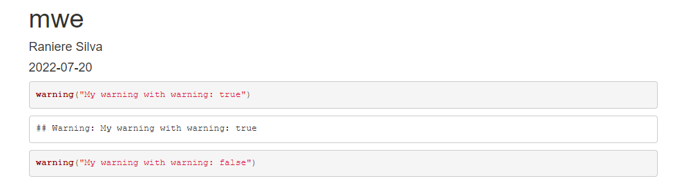 Support Knitr Warning Option · Issue 1462 · Quarto Devquarto Cli · Github 
