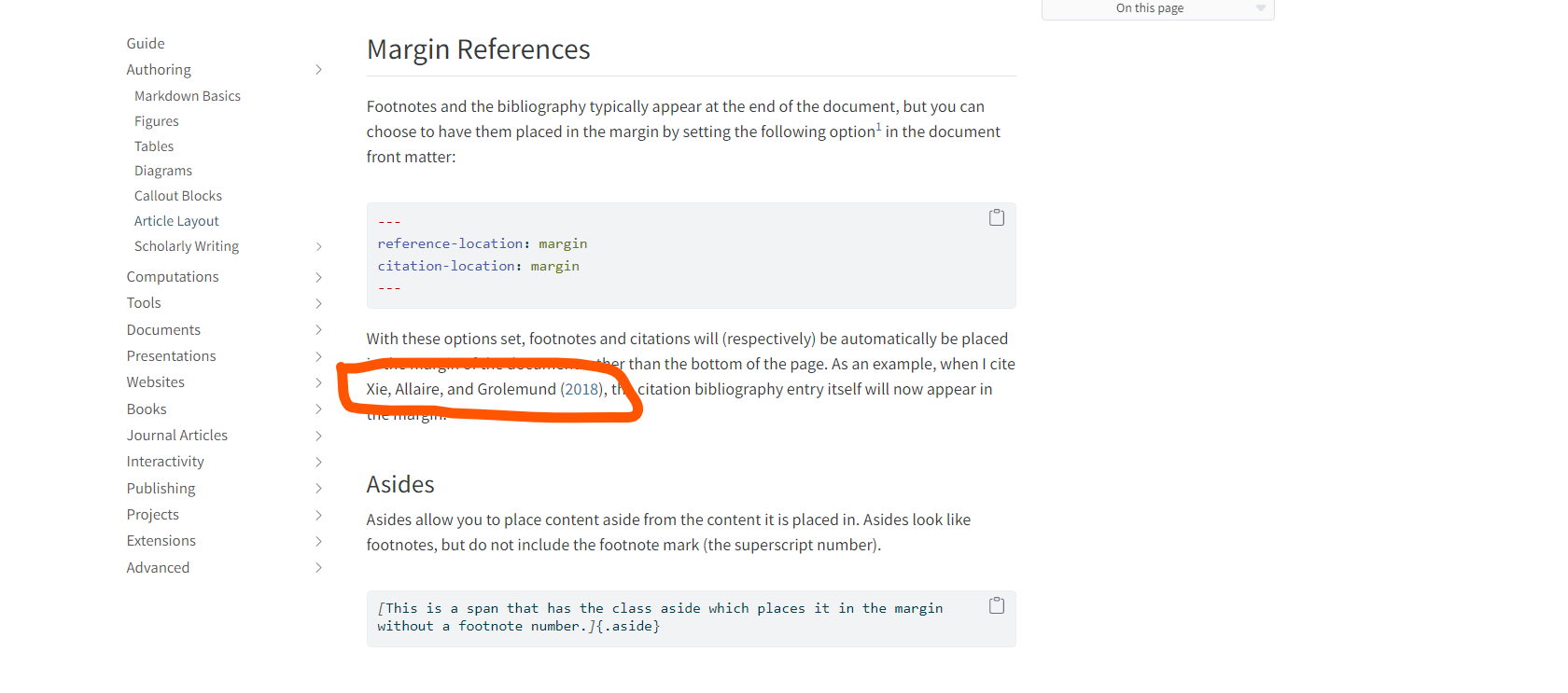 Reference Citation Should Be In The Margin For This Example · Issue 2451 · Quarto Devquarto