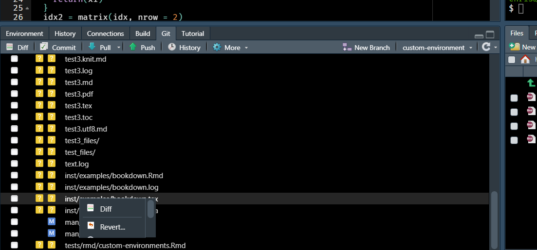 Contextual menu in git pane does not render correctly when put at the bottom · Issue #7859 ...
