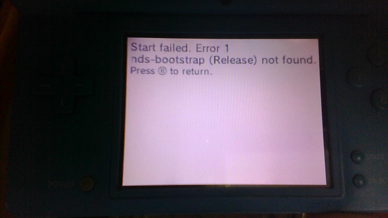 Unable to run gbarunner2, snes emulator, and genesis emulator · Issue #1111 · DS-Homebrew ...