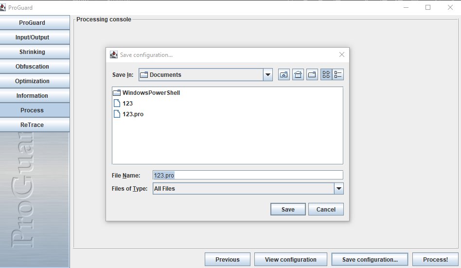 Proguardgui Config Problem · Issue 220 · Guardsquare Proguard · Github