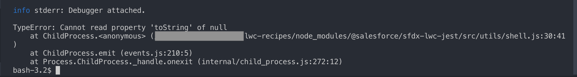 Handle Null In Jestprocess Exit · Issue 119 · Salesforcesfdx Lwc Jest · Github