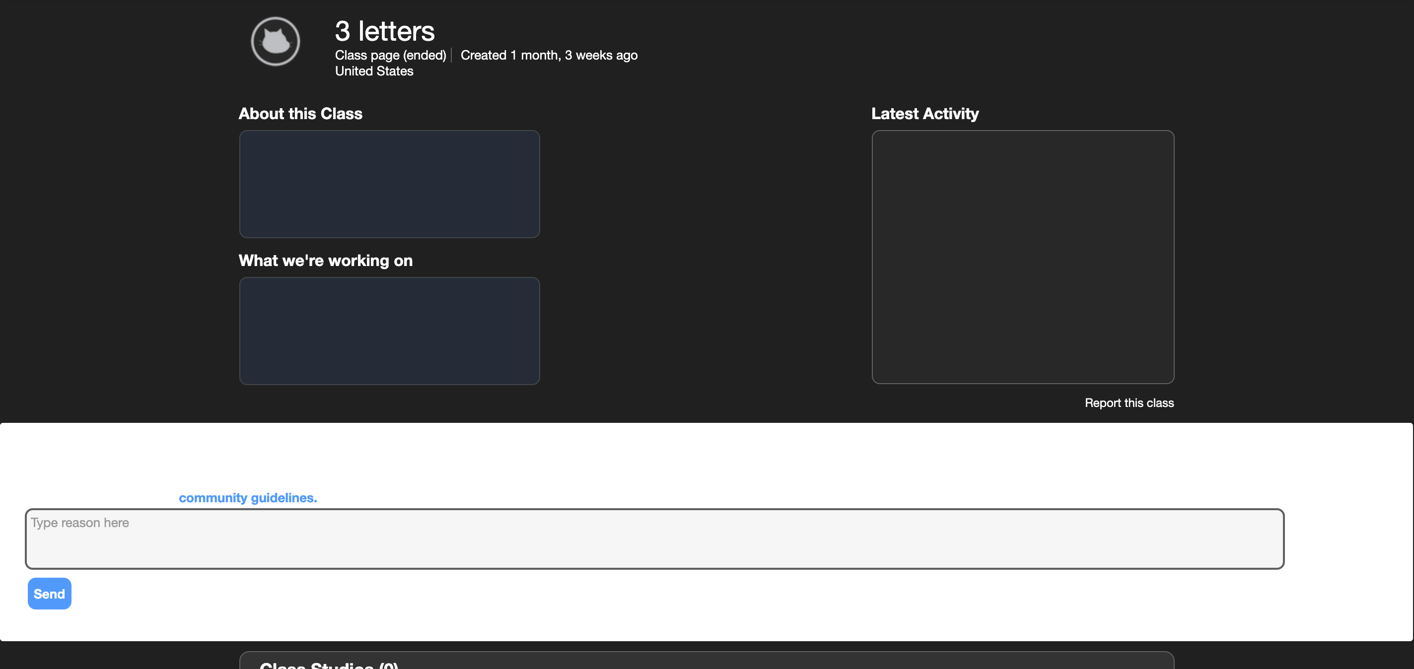 Dark mode messes up reporting a class profile · Issue #4245 · ScratchAddons/ScratchAddons · GitHub