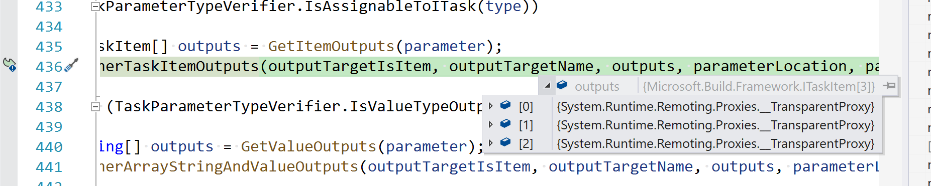 Snapshot Items of TaskParameters from another AppDomain by KirillOsenkov · Pull Request #6382 ...