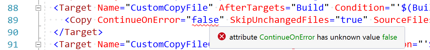 ArgumentException when hovering over warning · Issue #130 · mhutch/MonoDevelop.MSBuildEditor ...