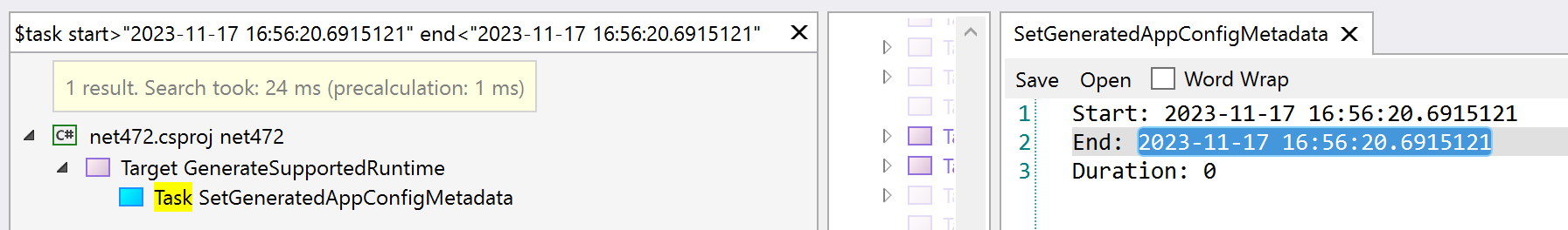 Filter entries that are too old or too new? · Issue #722 · KirillOsenkov/MSBuildStructuredLog ...