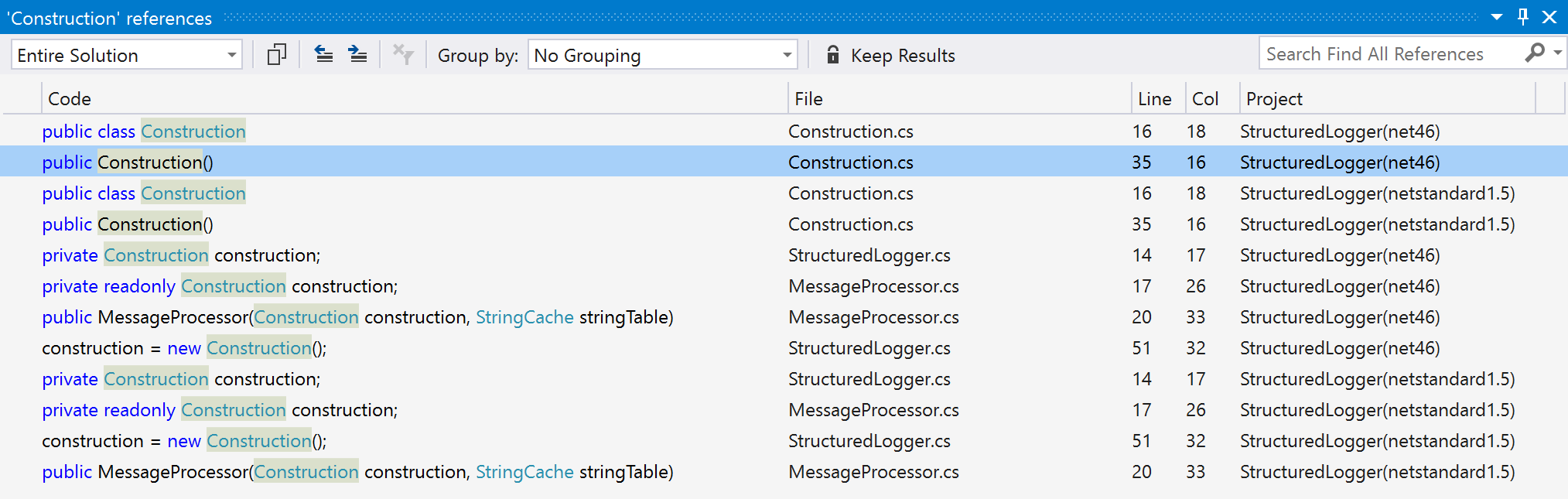 Deduplicate Find All References results in multi-targeting projects · Issue #23730 · dotnet ...