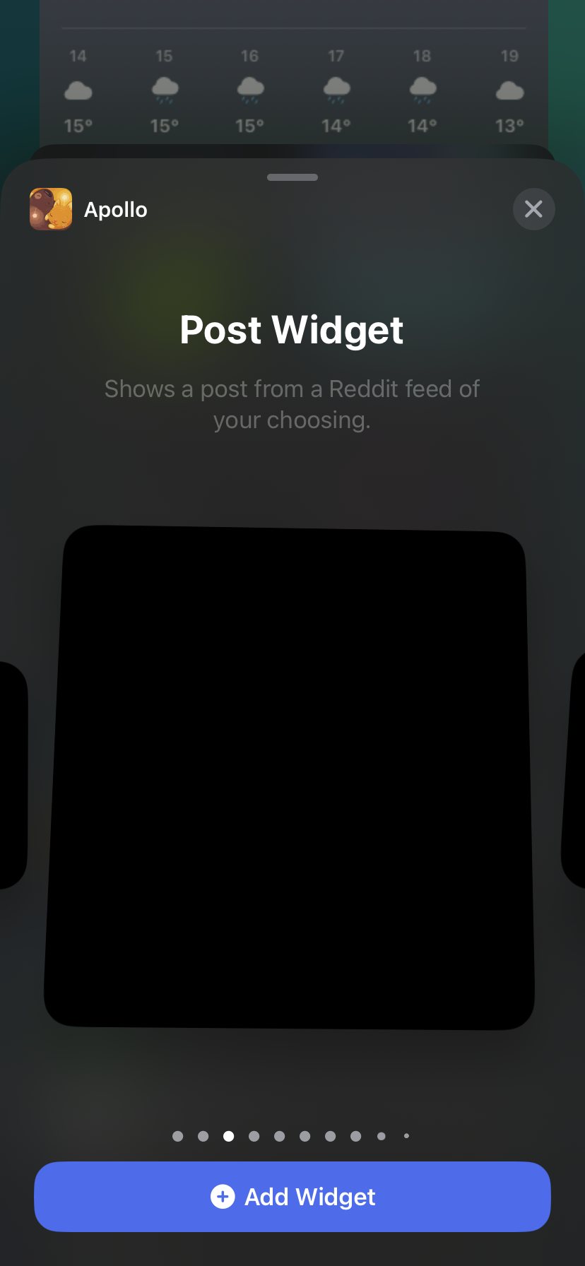 Home screen post widget appears to be broken since the last update · Issue #1817 ...
