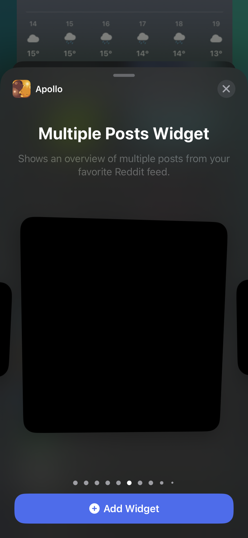 Home screen post widget appears to be broken since the last update · Issue #1817 ...