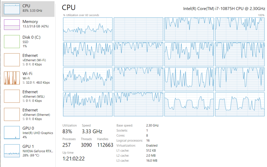 body track v1.1.0 with DirectML -- slower than v1.1.0 CUDA and v1.0.1 ...