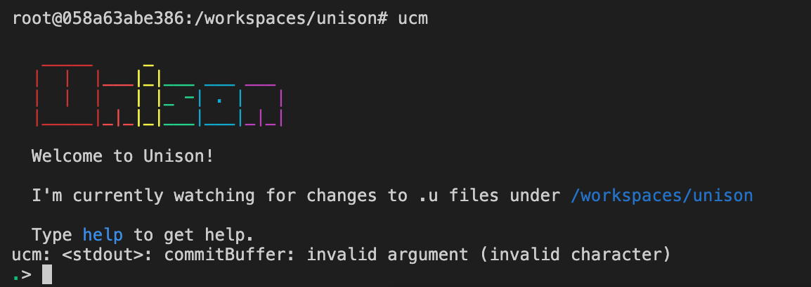 Issues printing output in unicode · Issue #1152 · unisonweb/unison · GitHub