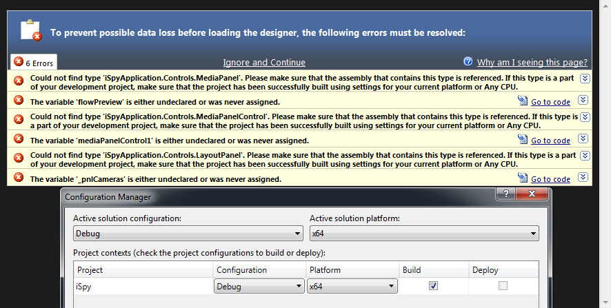 Can not view Form in Design mode · Issue #115 · ispysoftware/iSpy · GitHub
