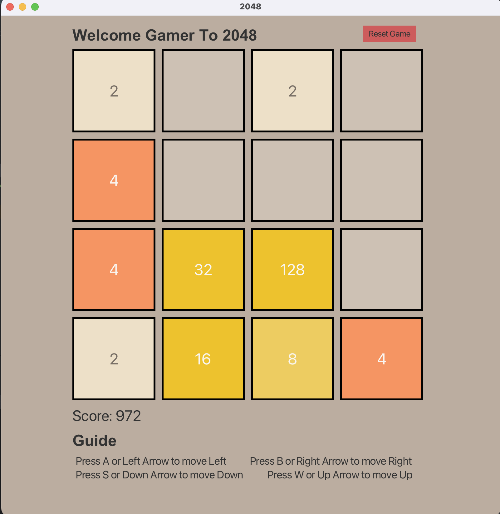 GitHub - MuhammadBilalEllahi/2048-Game-GUI