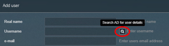 AD authentication requires "Account Suffix", but that breaks searching for users in AD when ...