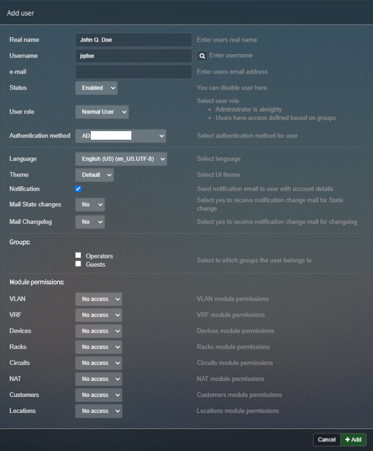 AD authentication requires "Account Suffix", but that breaks searching for users in AD when ...