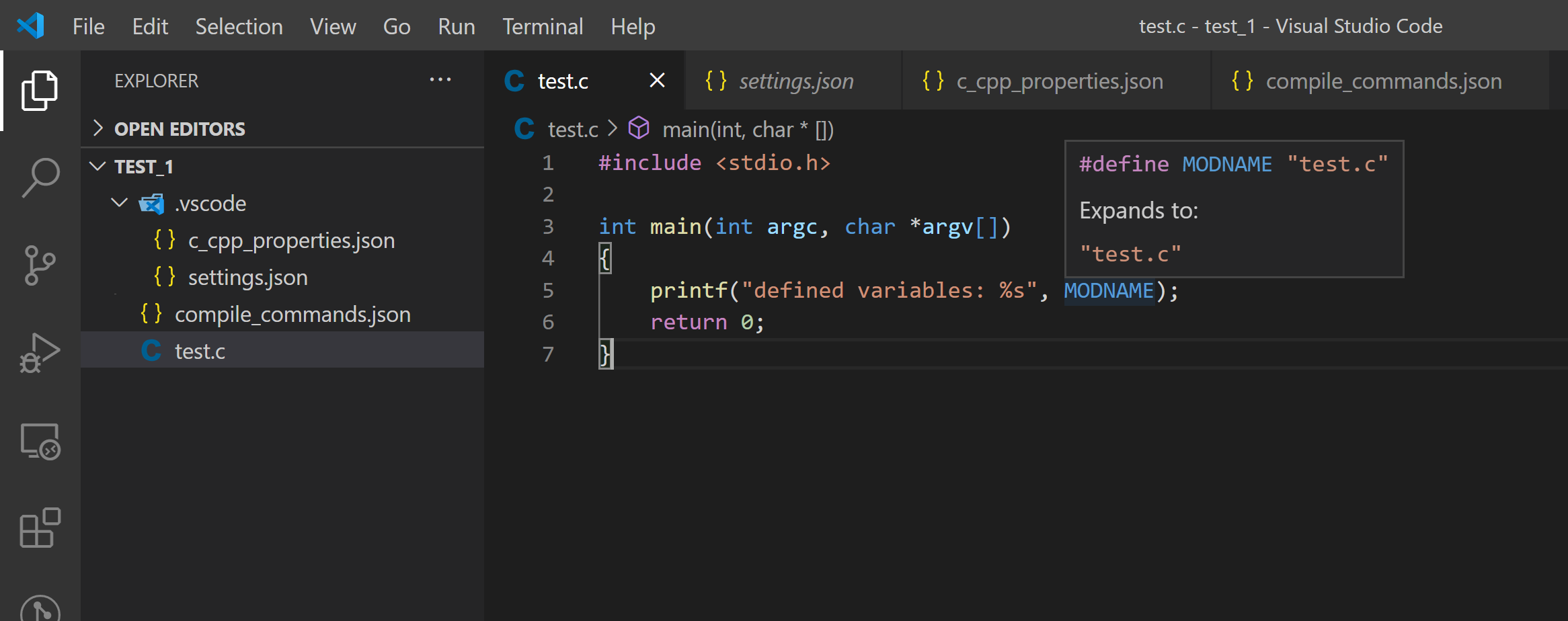 Language Server couldn't parse command line string definition · Issue #6689 · microsoft/vscode ...