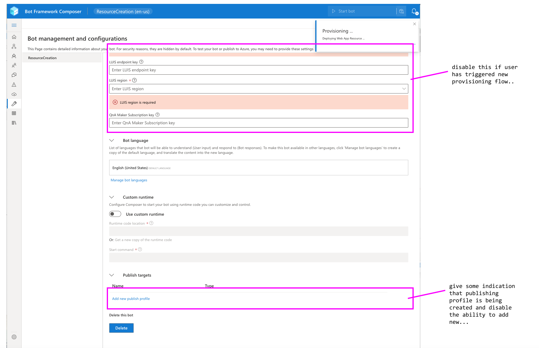 Publishing And Provisioning Luis From Bot Template · Issue 5385 · Microsoft Botframework Composer
