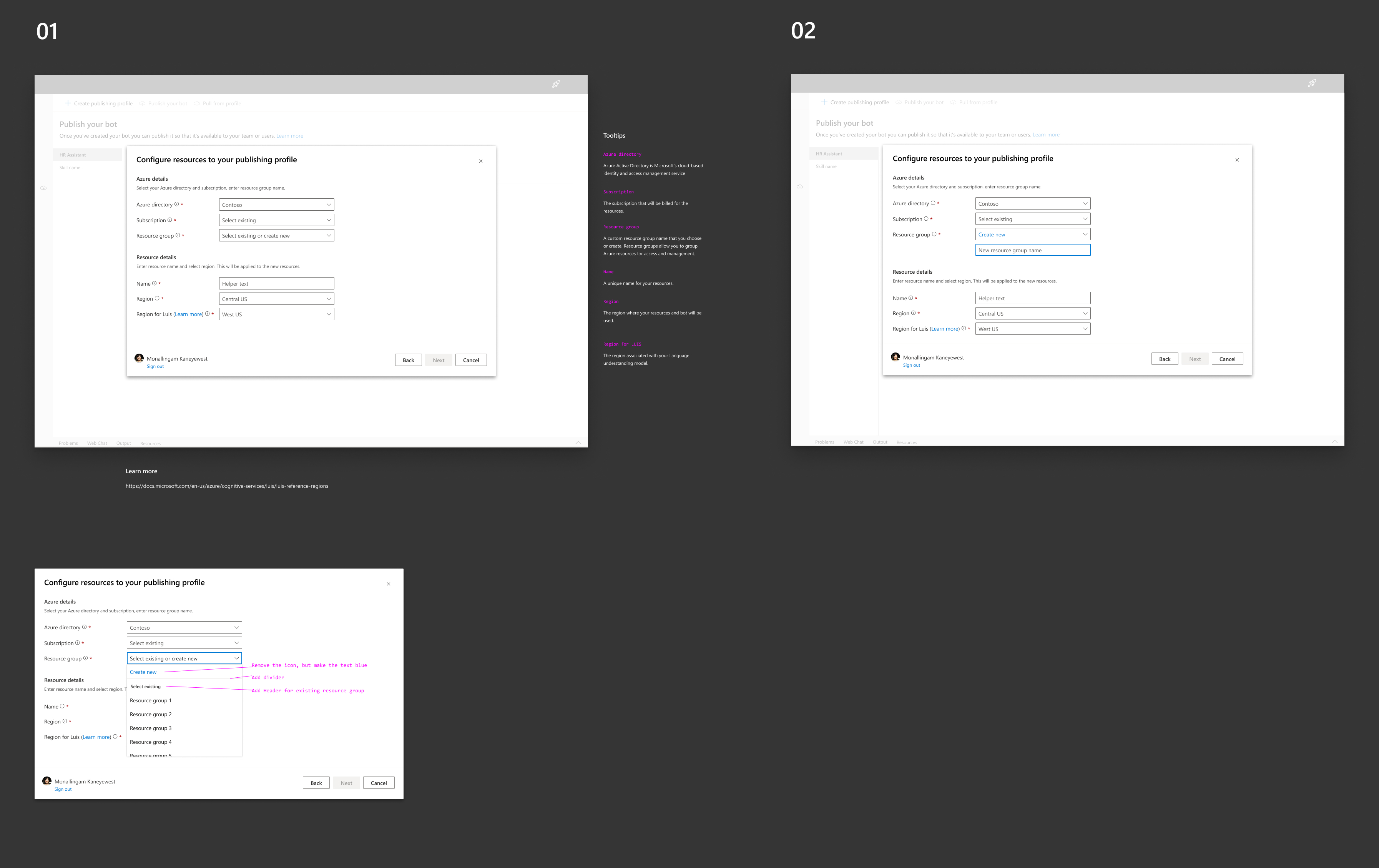 Provisioning modal : UI update · Issue #7272 · microsoft/BotFramework ...
