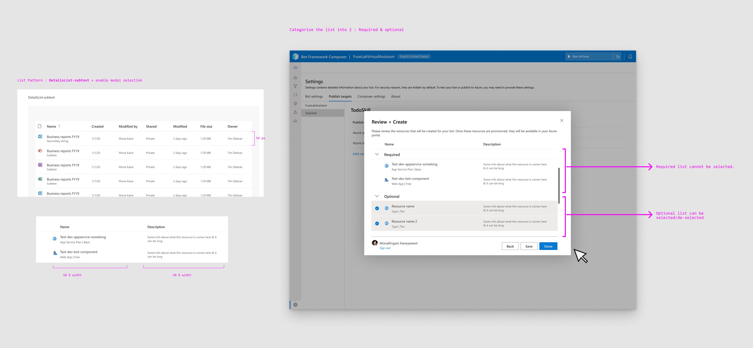Provisioning: implement ability to toggle optional resources before creation · Issue #4692 ...