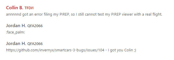 [FEATURE] - Ability to edit last message sent in chat · Issue #105 · invernyx/smartcars-3-bugs ...