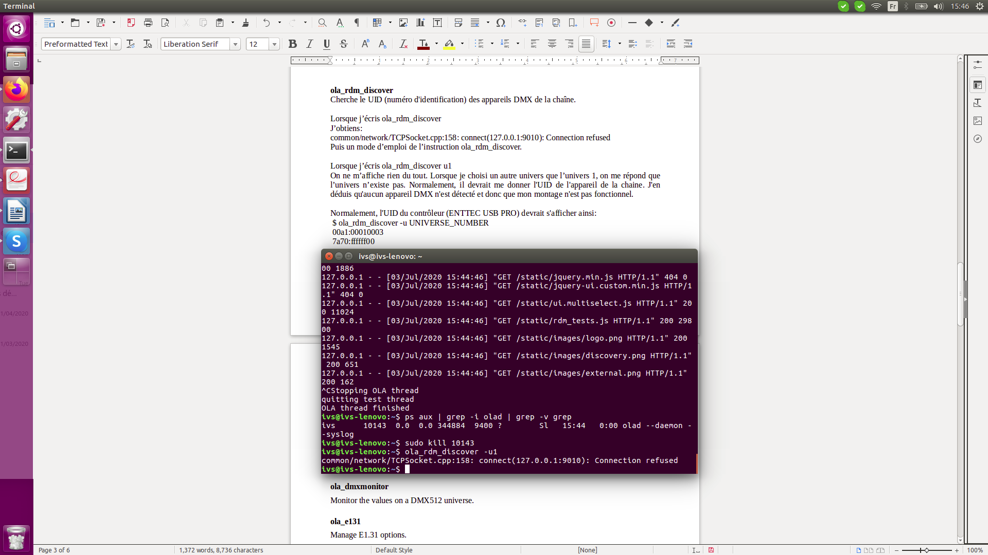 connect(127.0.0.1:9010): Connection refused · Issue #1649 · OpenLightingProject/ola · GitHub
