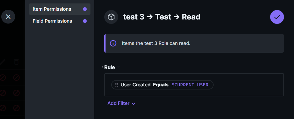 Restrict user to own data in specific collection · directus directus · Discussion #14844 · GitHub