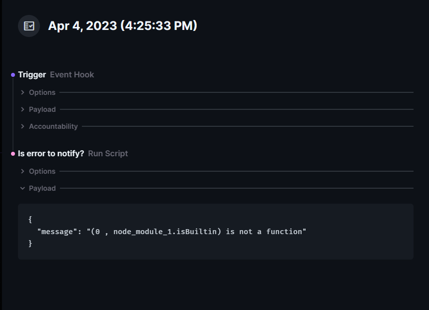 Flows - Run Script breaks with axios module allowed · Issue #18049 · directus/directus · GitHub