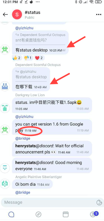 Timestamp in text, emoji messages, and replies is duplicated or shifted ...