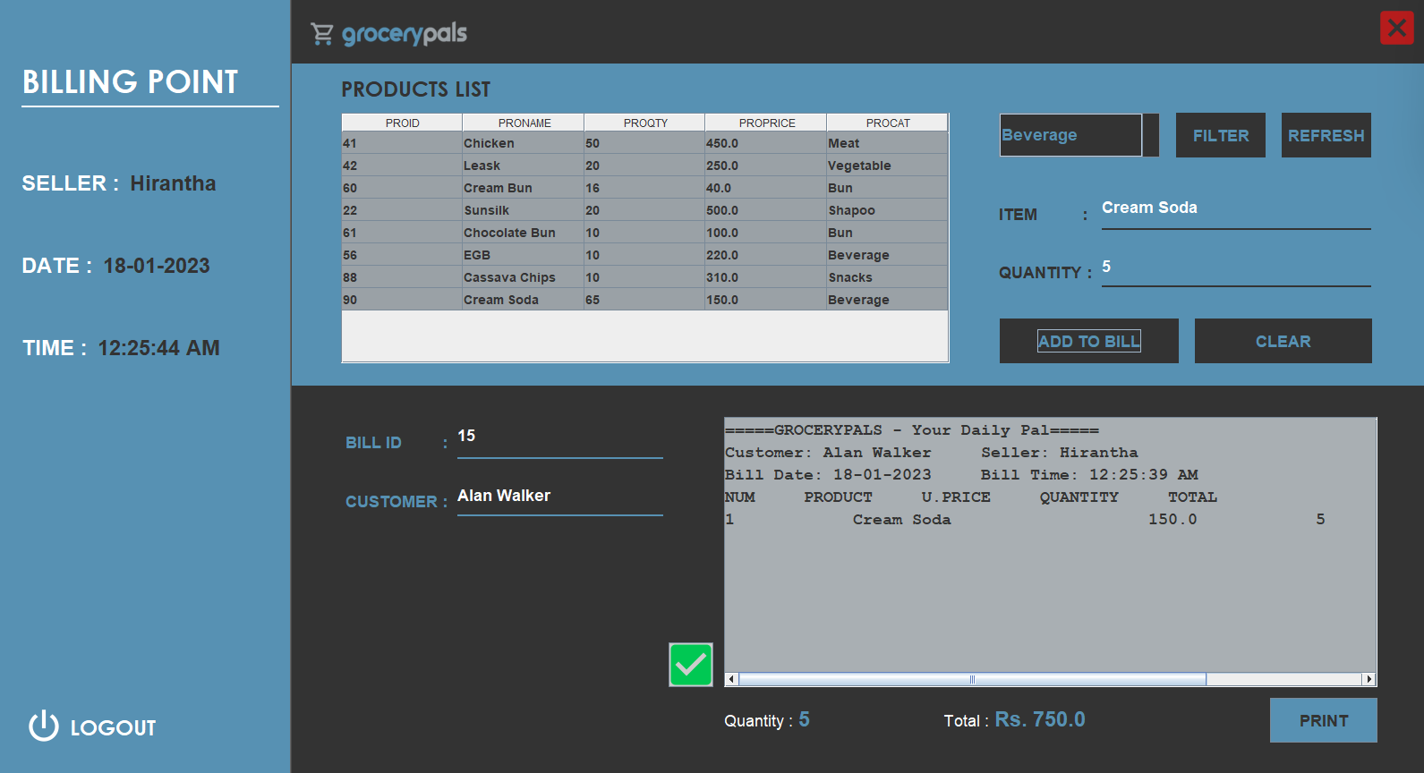 GitHub - ghstkillrD/Grocery-Pals: Supermarket Management System