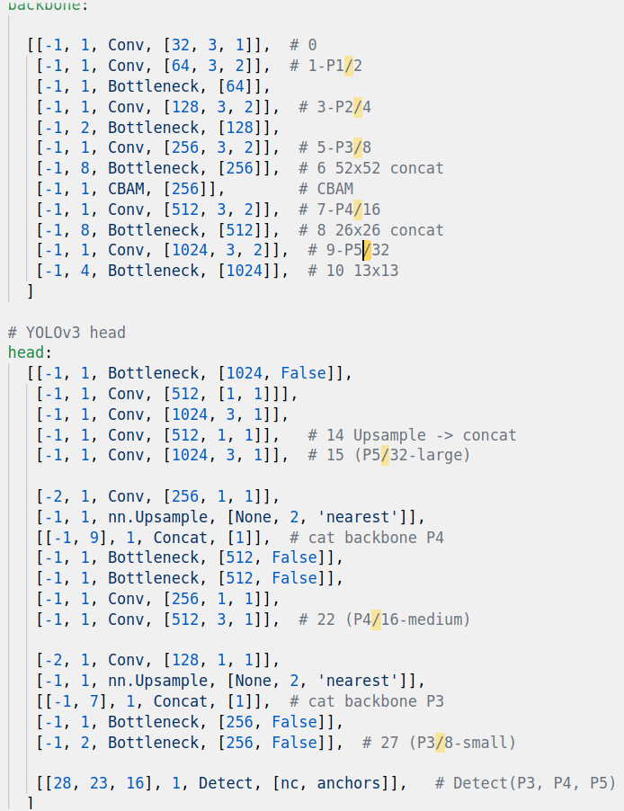 CBAM yolo.py 修改 · Issue #3 · HuKai97/yolov5-5.x-annotations · GitHub