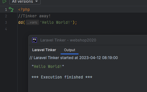 [Bug]: No Output / Output vanishes with Version 2.5.1 · Issue #228 · Roboroads/laravel-tinker ...