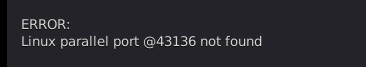 Wrong error message about second parallel port · Issue #1090 · LinuxCNC/linuxcnc · GitHub