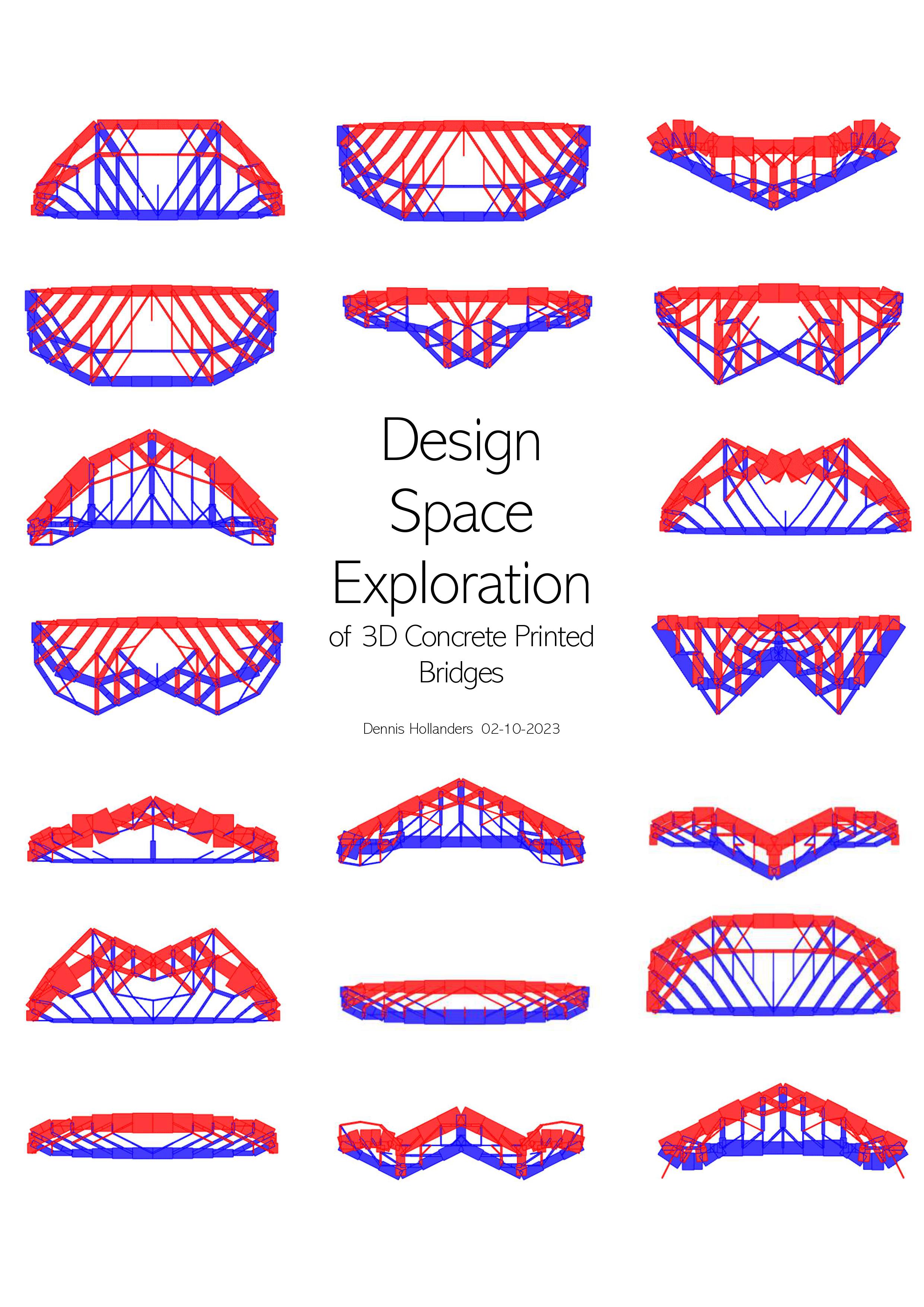 Github Dennishollanders Design Space Exploration Of 3d Concrete Printed Bridges This