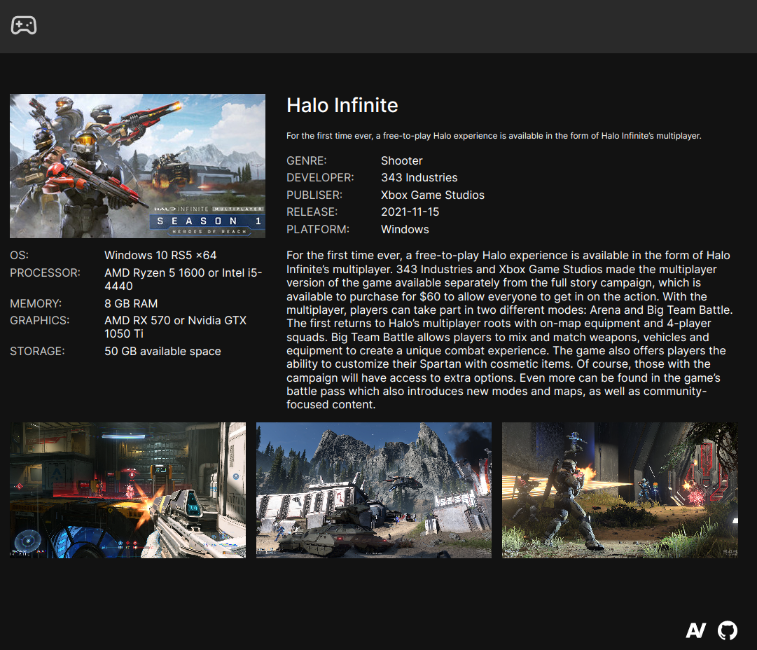 GitHub - ProjectOnGitHub/gamebase