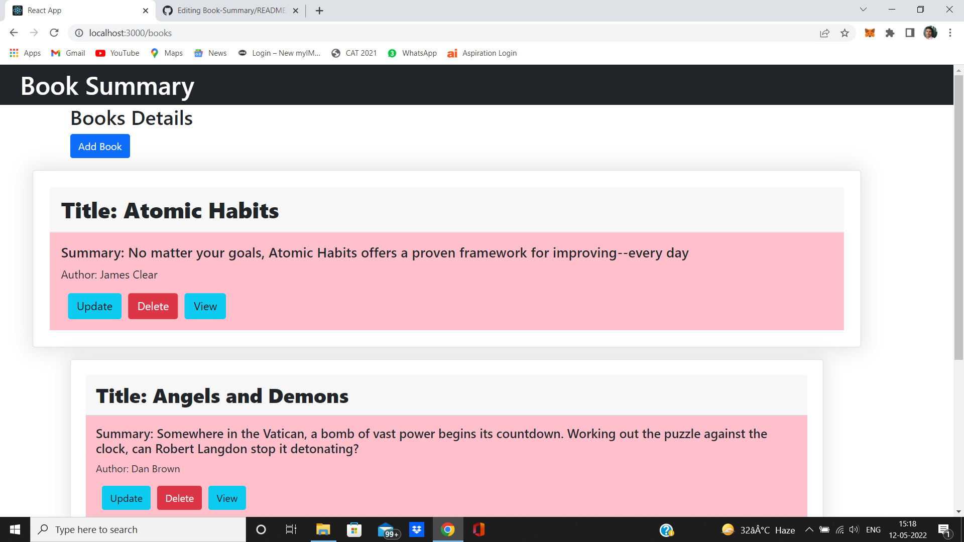 GitHub - EdwinVincent28/Book-Summary: Book Summary Website using Spring ...