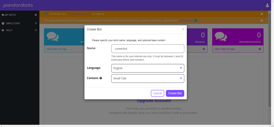 GitHub - kmrafid/CareerBot: A simple chat bot practice for me to get ...