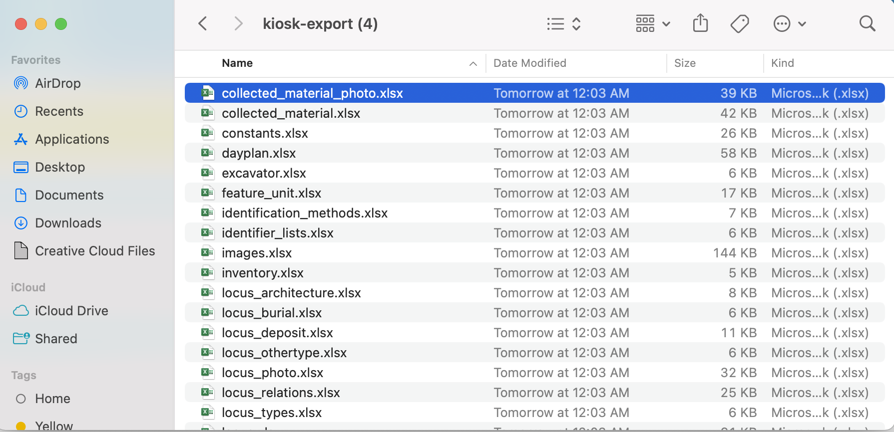 file export: changing from Excel to CSV still exports Excel files ...