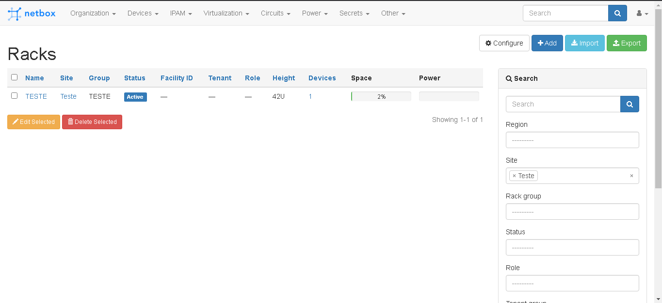 Rack Power Usage Not Showing · Issue 4838 · Netbox Communitynetbox · Github