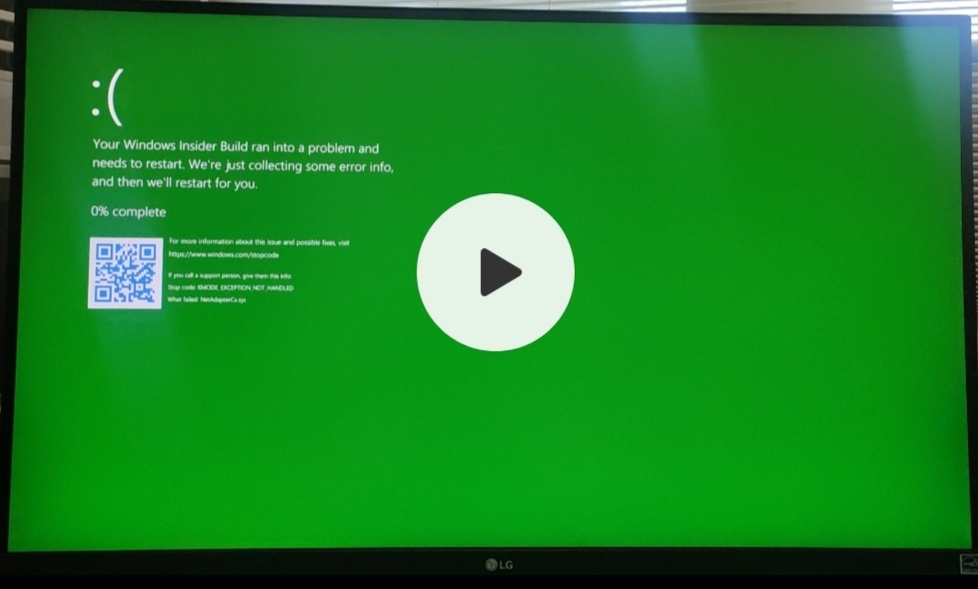 BSOD With No Errcode Wsl Crash Windows 11 When Run code code insder