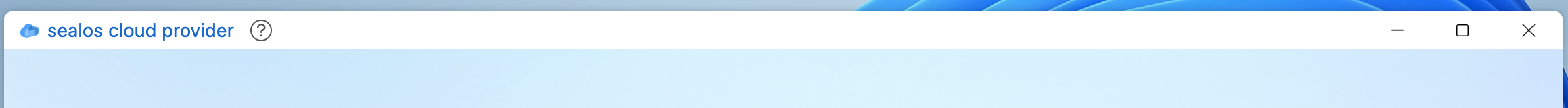 Feature: Frontend sdk support customization app window title bar. · Issue #2154 · labring/sealos ...