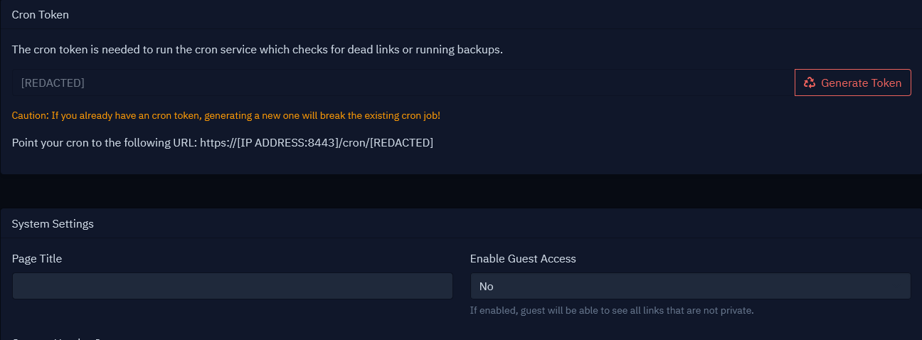 Cron & API Token Fields have no contrast in dark mode · Issue #448 · Kovah/LinkAce · GitHub
