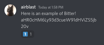 GitHub - airblast-dev/Bitter-Base64-Decoder: Will detect base64 encoded urls and add a reaction ...