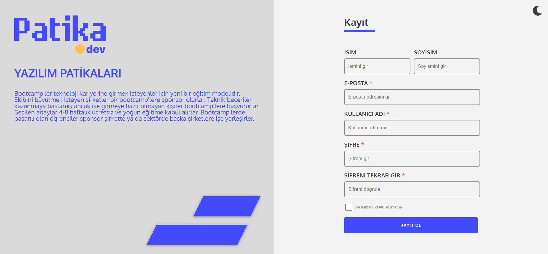 GitHub - emredag/react-register