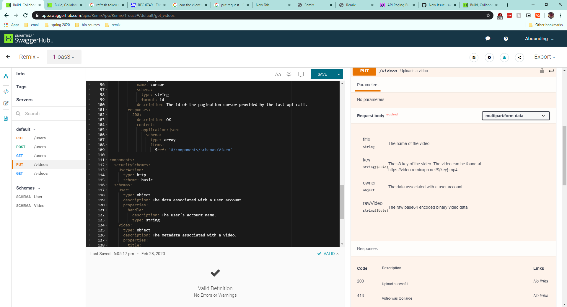 Readonly And Writeonly Does Not Work With Multipartform Requests