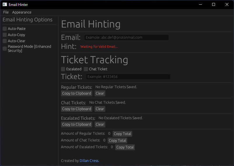 GitHub - t-vice/ticket-assistant: Application built to assist in customer support/service roles