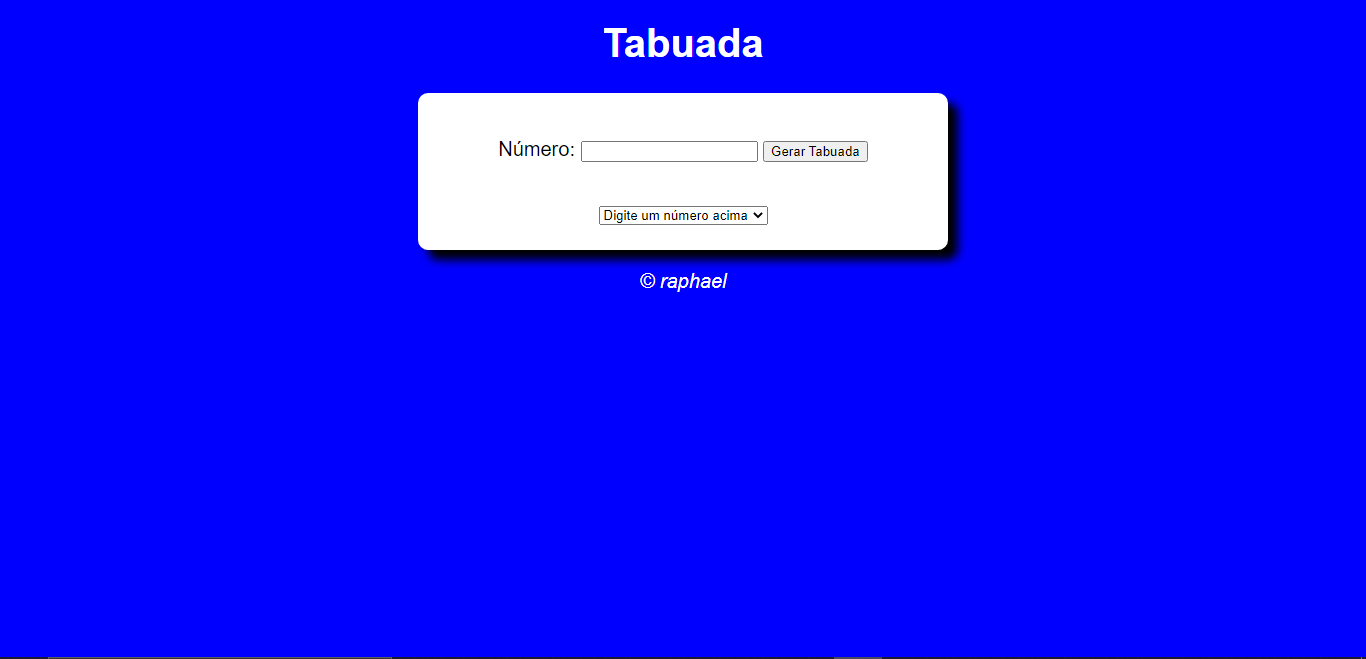 GitHub - raphaelsouza6666/tabuada