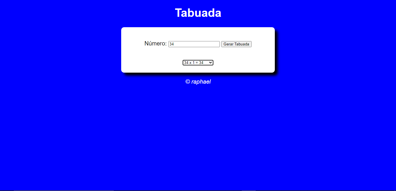 GitHub - raphaelsouza6666/tabuada